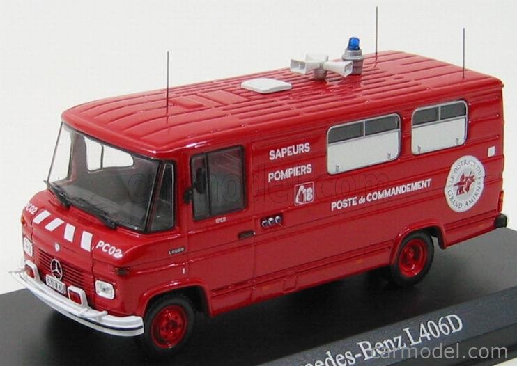 NOREV 351147 Masstab: 1/43 | MERCEDES BENZ L406D VAN SAPEURS POMPIERS ...