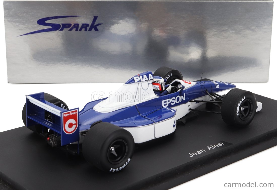 SPARK-MODEL S1698 Scale 1/43 | TYRRELL F1 019 N 4 2nd MONACO GP 1990 ...