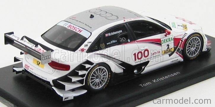 SPARK-MODEL S2506 Scale 1/43 | AUDI A4 N 2 DTM 2009 TOM KRISTENSEN WHITE