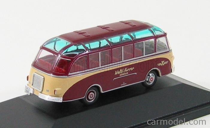 SCHUCO 27310 Scale 1/87 | SETRA S6 AUTOBUS BORDEAUX CREAM