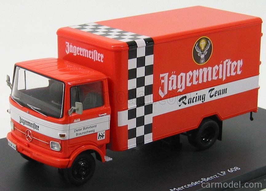 SCHUCO 03600 Scale 1/43 | MERCEDES BENZ LP608 TRUCK - JAGERMEISTER ...