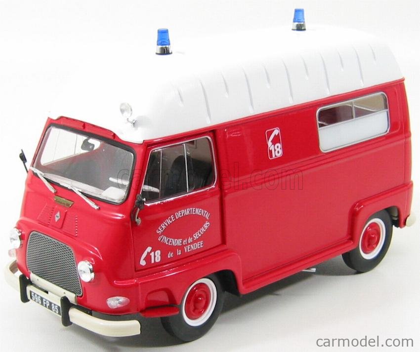 NOREV 185172 Scale 1/18 | RENAULT ESTAFETTE 800 FIRE ENGINE AMBULANCE ...