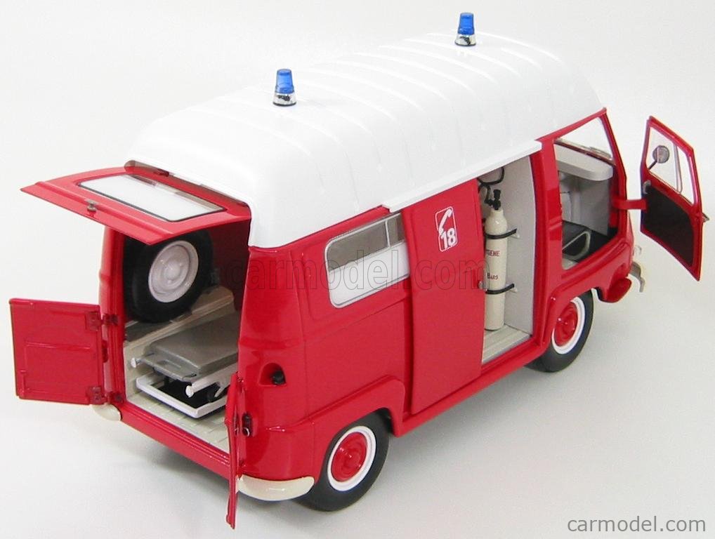 NOREV 185172 Echelle 1/18 | RENAULT ESTAFETTE 800 FIRE ENGINE AMBULANCE ...