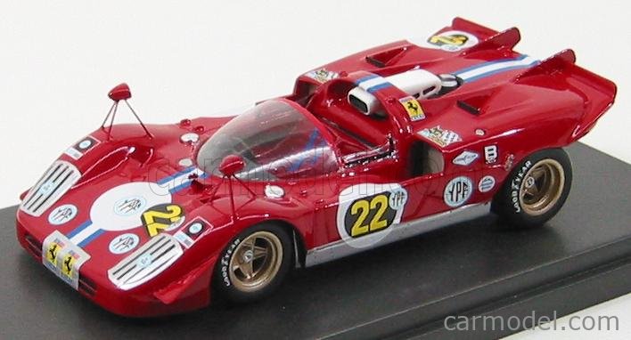 MG-MODEL 512S-03 Scale 1/43 | FERRARI 512S SPIDER N.A.R.T. TEAM N 22 ...