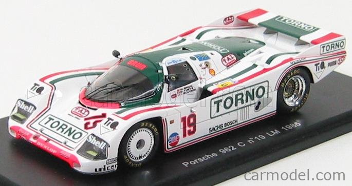 SPARK-MODEL S1960 Scale 1/43 | PORSCHE 962C N 19 24h LE MANS 1975 W.BRUN - D.THEYS - J.GOUHIER ...