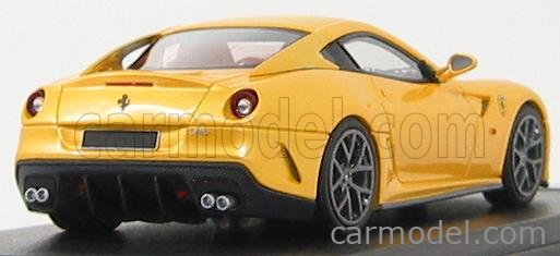 LOOKSMART LS369C Scale 1/43 | FERRARI 599 GTO 2010 TRISTRATO YELLOW MET