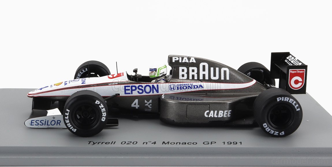 SPARK-MODEL S1732 Masstab: 1/43 | TYRRELL F1 020 N 4 MONACO GP 1991 ...
