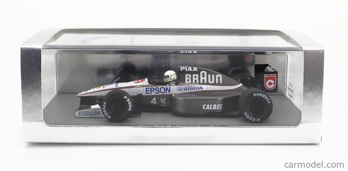 SPARK-MODEL S1732 Scale 1/43 | TYRRELL F1 020 N 4 MONACO GP 1991 ...