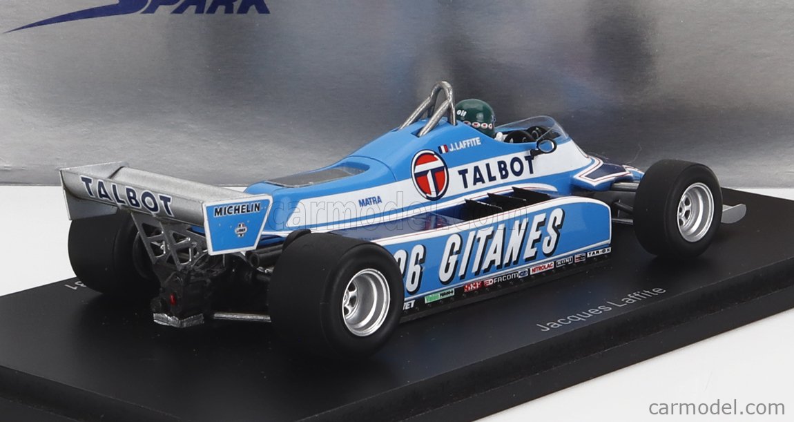 SPARK-MODEL S1636 Scale 1/43 | LIGIER F1 JS17 N 26 WINNER AUSTRIA GP 1981 JACQUES LAFFITE LIGHT ...