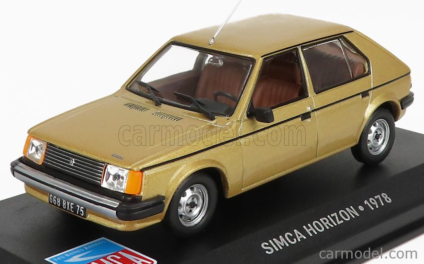 EDICOLA LBAS012 Echelle 1/43 | SIMCA CHRYSLER HORIZON 1978 GOLD MET