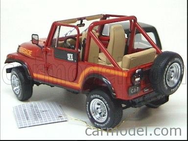 FRANKLIN MINT / Scale 1/24 | JEEP CJ-7 RENEGADE RED