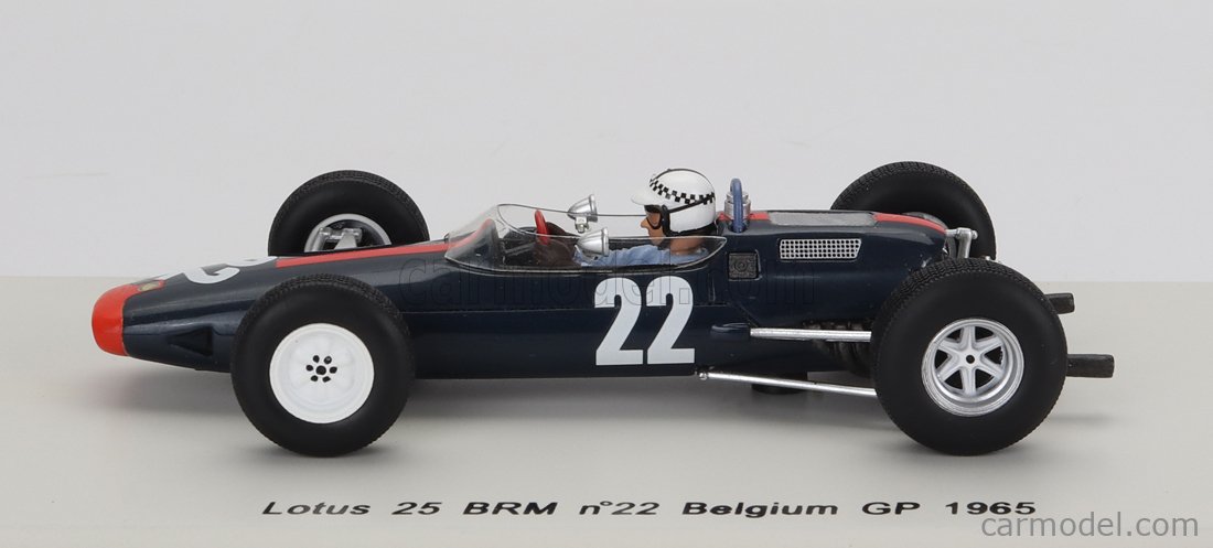 SPARK-MODEL S1620 Scale 1/43 | LOTUS F1 BRM 25 N 22 BELGIUM GP 1965 ...