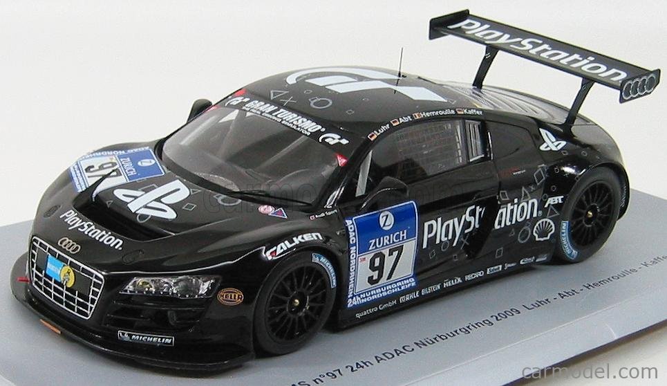 SPARK-MODEL 18S039 Echelle 1/18 | AUDI R8 LMS N 97 24h NURBURGRING 2009 ...
