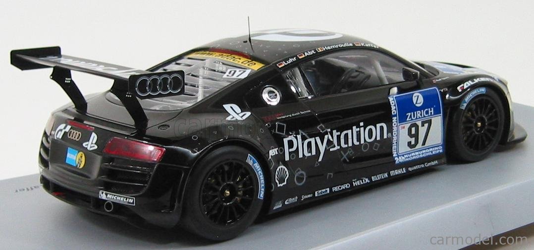 SPARK-MODEL 18S039 Echelle 1/18 | AUDI R8 LMS N 97 24h NURBURGRING 2009 ...