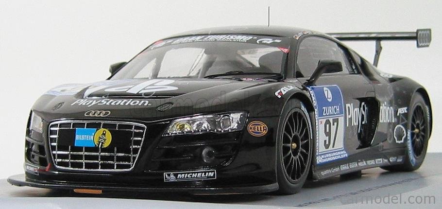 SPARK-MODEL 18S039 Echelle 1/18 | AUDI R8 LMS N 97 24h NURBURGRING 2009 ...