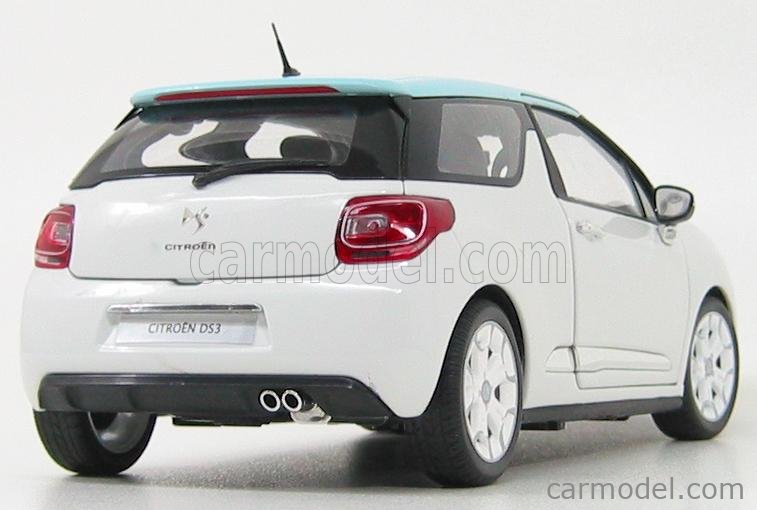NOREV 181540 Scale 1/18 | CITROEN DS3 2010 WHITE BOTTICELLI BLUE