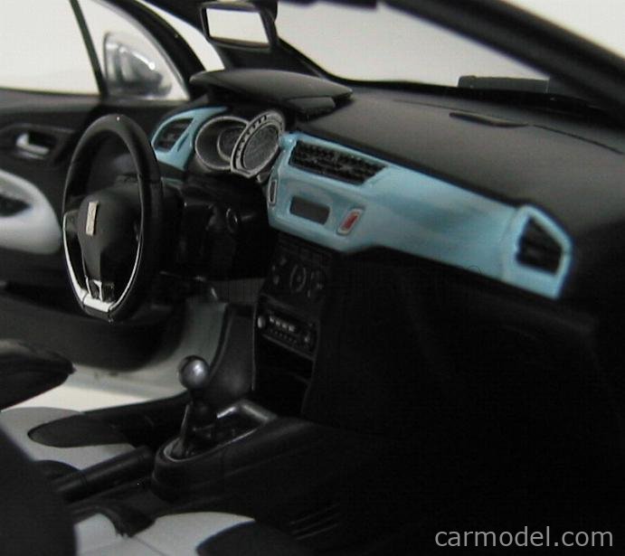 NOREV 181540 Scale 1/18 | CITROEN DS3 2010 WHITE BOTTICELLI BLUE