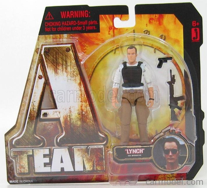 JAZWARES 17007 Scale 1/18 | FIGURES CIA OPERATIVE LYNCH A-TEAM LIGHT ...