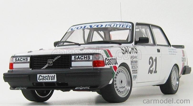 AUTOART 88592 Scale 1/18 | VOLVO 240 TURBO N 21 WINNER CHAMPION DTM WUNSTORF 1985 PER STURESON WHITE