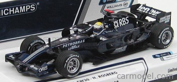 MINICHAMPS 400080407 Scale 1/43 | WILLIAMS F1 FW30 N 7 TEST VALENCIA 21 ...