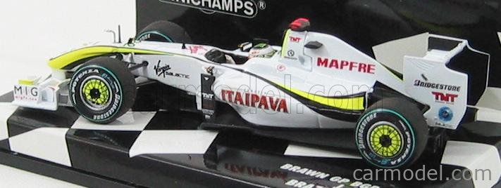 MINICHAMPS 400090622 Echelle 1/43 | BRAWN GP F1 BRAWN GP 001 N 22 ...