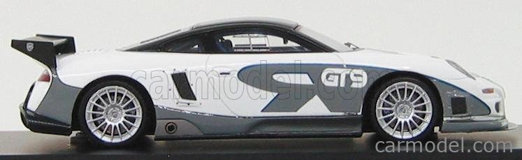 SPARK-MODEL S0748 Scale 1/43 | PORSCHE 9FF GT9R 2010 WHITE GREY