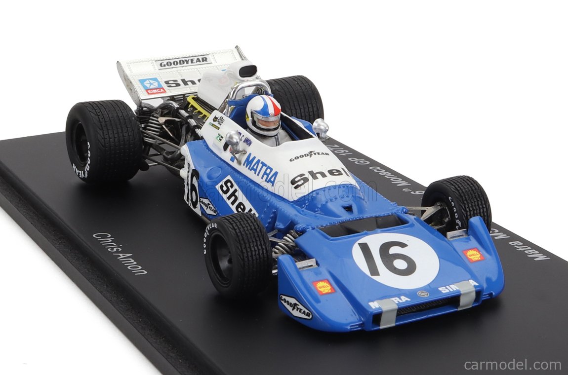 SPARK-MODEL S1606 Scale 1/43 | MATRA SIMCA F1 MS 120C N 16 MONACO GP ...