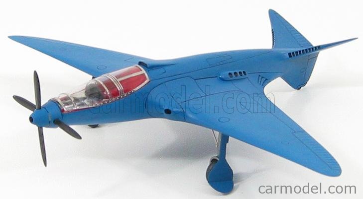 SPARK-MODEL S2300 Scale 1/43 | BUGATTI DE MONGE AIRPLANE - AIRCRAFT BLUE