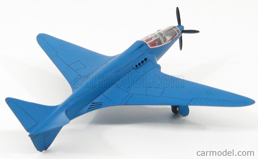 SPARK-MODEL S2300 Scale 1/43 | BUGATTI DE MONGE AIRPLANE - AIRCRAFT BLUE