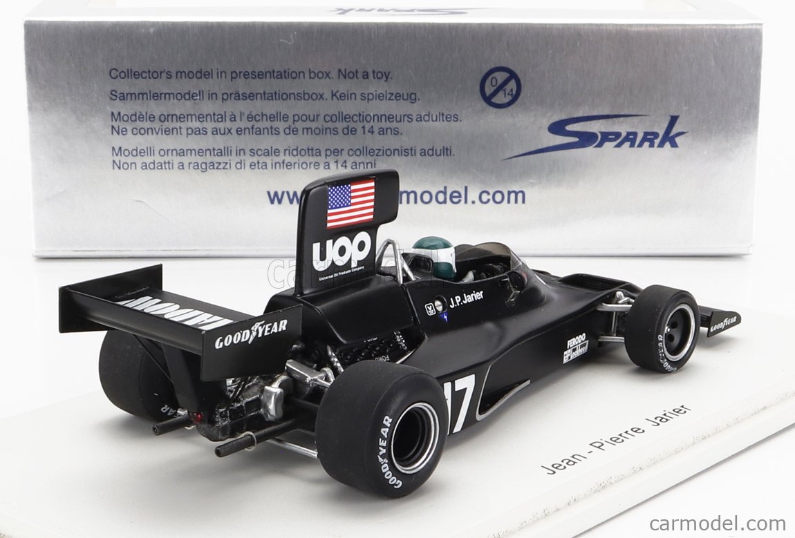 SPARK-MODEL S1684 Scale 1/43 | SHADOW F1 DN3 TEAM UOP N 17 3rd MONACO ...