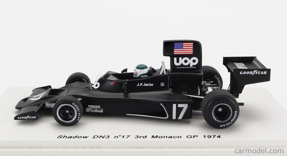 SPARK-MODEL S1684 Scale 1/43 | SHADOW F1 DN3 TEAM UOP N 17 3rd MONACO ...