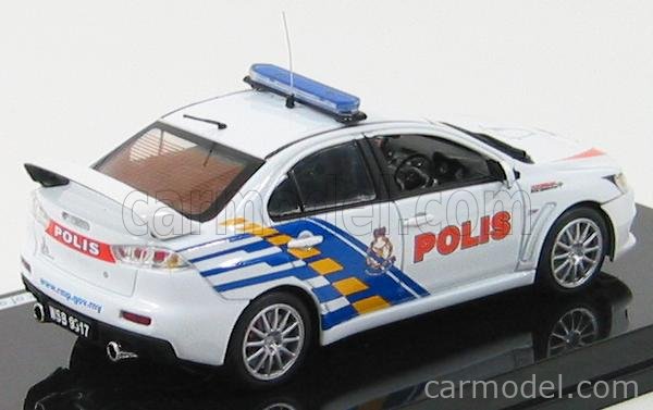 VITESSE 29256 Scale 1/43 | MITSUBISHI LANCER EVOLUTION X MALAYSIA POLIS ...