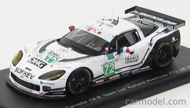 SPARK-MODEL S2577 Scale 1/43 | CHEVROLET CORVETTE C6R N 72 24h LE MANS ...