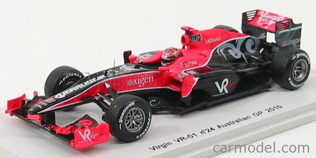 SPARK-MODEL S3001 Scale 1/43 | VIRGIN RACING F1 VR-01 N 24 GP ...
