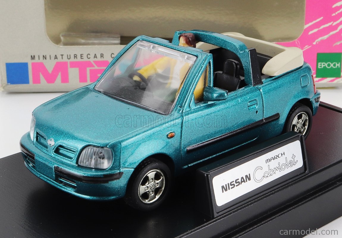 MTECH MC02A Escala 1/43 | NISSAN MARCH CABRIOLET 2003 GREEN MET