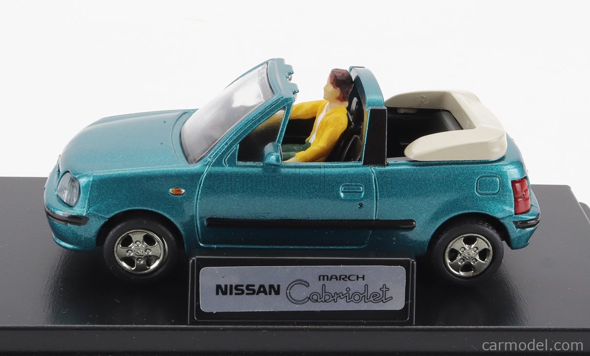 MTECH MC02A Escala 1/43 | NISSAN MARCH CABRIOLET 2003 GREEN MET