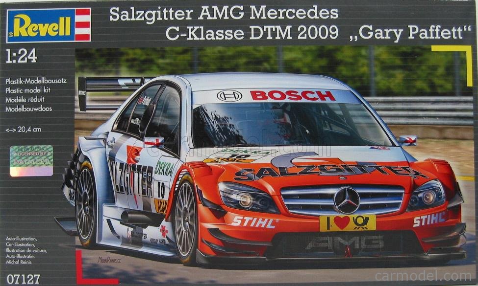 REVELL-KIT 07127 Scale 1/24 | MERCEDES BENZ C-CLASS AMG N 10 DTM 2009 ...