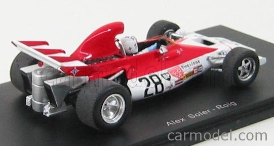 SPARK-MODEL S1741 Scale 1/43 | BRM F1 P160B N 28 SPANISH GP 1972 ALEX ...