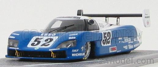 BIZARRE BZ039 Scale 1/43 | PEUGEOT WM P87 N 52 24h LE MANS 1987 R ...