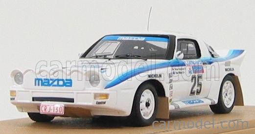 BIZARRE BZ400 Scale 1/43 | MAZDA RX7 GR.B N 25 RALLY RAC 1985 R.MILLEN ...