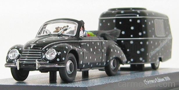 SCHUCO 02278 Scale 1/43 | DKW 3=6 + HYMER ERIBA PUCK ROULOTTE - NATALE ...