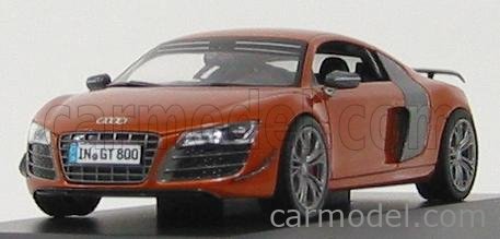 SCHUCO 5011018413 Scale 1/43 | AUDI R8 GT 5.2 V10 FSI 2010 SAMOA ORANGE ...