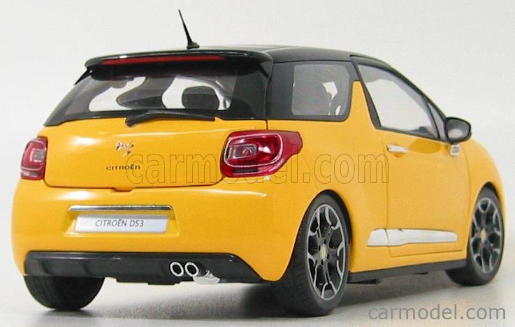 NOREV 181541 Scale 1/18 | CITROEN DS3 2010 YELLOW BLACK