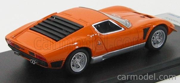 LOOKSMART LS351 Масштаб 1/43 | LAMBORGHINI JOTA SVJ (MIURA) REPLICA 1972 ORANGE