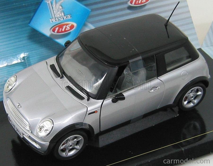 SOLIDO 8080 Scale 1/18 | MINI MINI COOPER 2001 SILVER BLACK