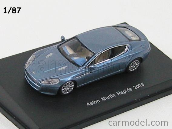 SPARK-MODEL 87S123 Scale 1/87 | ASTON MARTIN RAPIDE 2009 GREY BLUE MET