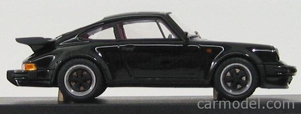 LOOKSMART LS201B Scale 1/43 | PORSCHE 911 3.3 TURBO COUPE 1989 BLACK