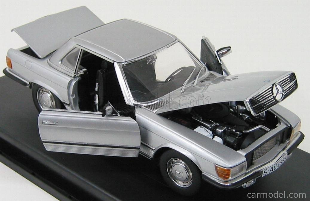 SUN-STAR 04599 Scale 1/18 | MERCEDES BENZ SL-CLASS 350SL SPIDER HARD ...