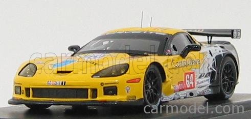 SPARK-MODEL S2580 Echelle 1/43 | CHEVROLET CORVETTE C6 ZR1 CORVETTE RACING N 64 24h LE MANS 2010 ...