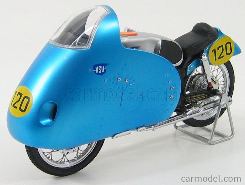 SCHUCO 06630 Scale 1/10 | NSU RENNMAX BLAUWAL N 120 1954 BLUE MET SILVER